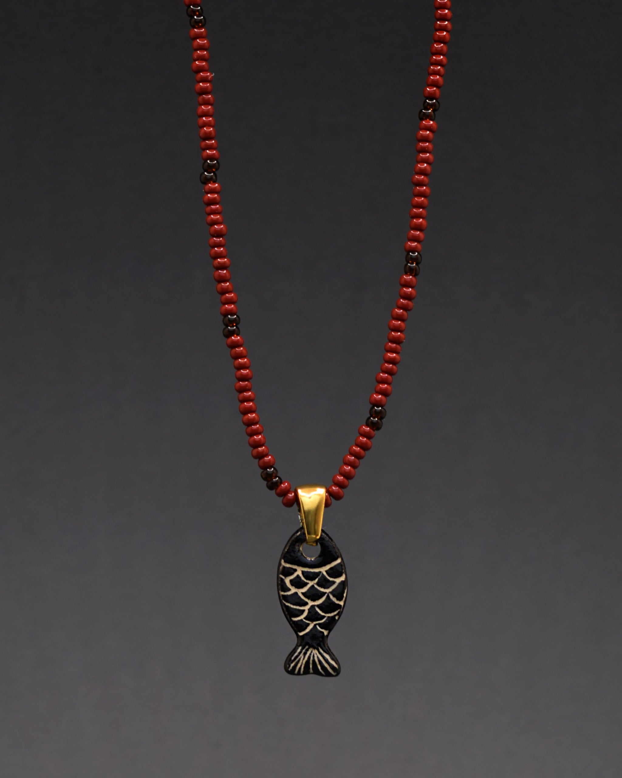 Black Fish Necklace | Talai – Talai